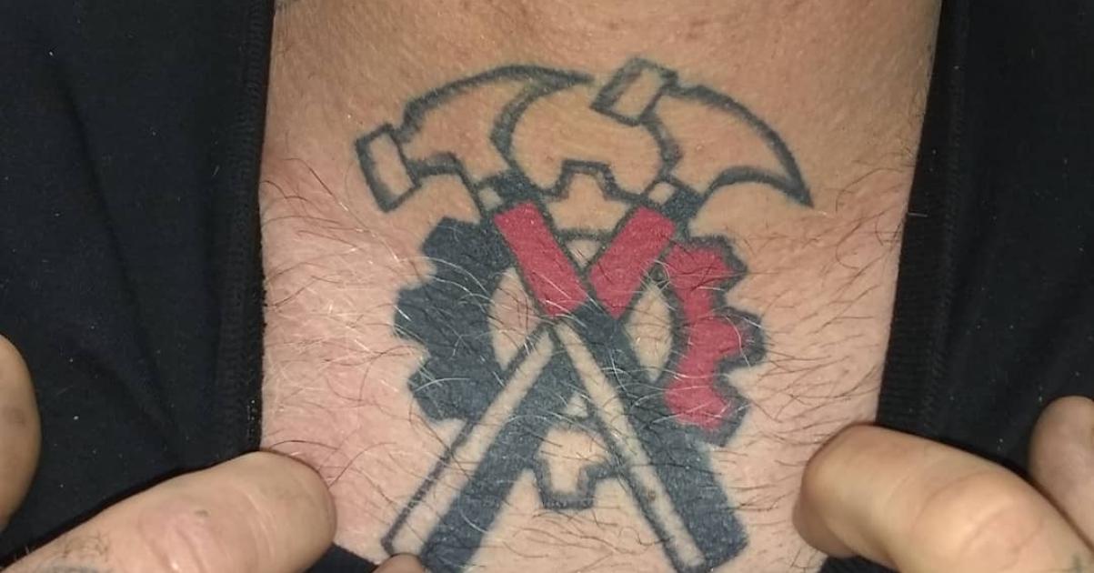 "Hammerskins" - staging of a men's league | Antifaschistisches Infoblatt