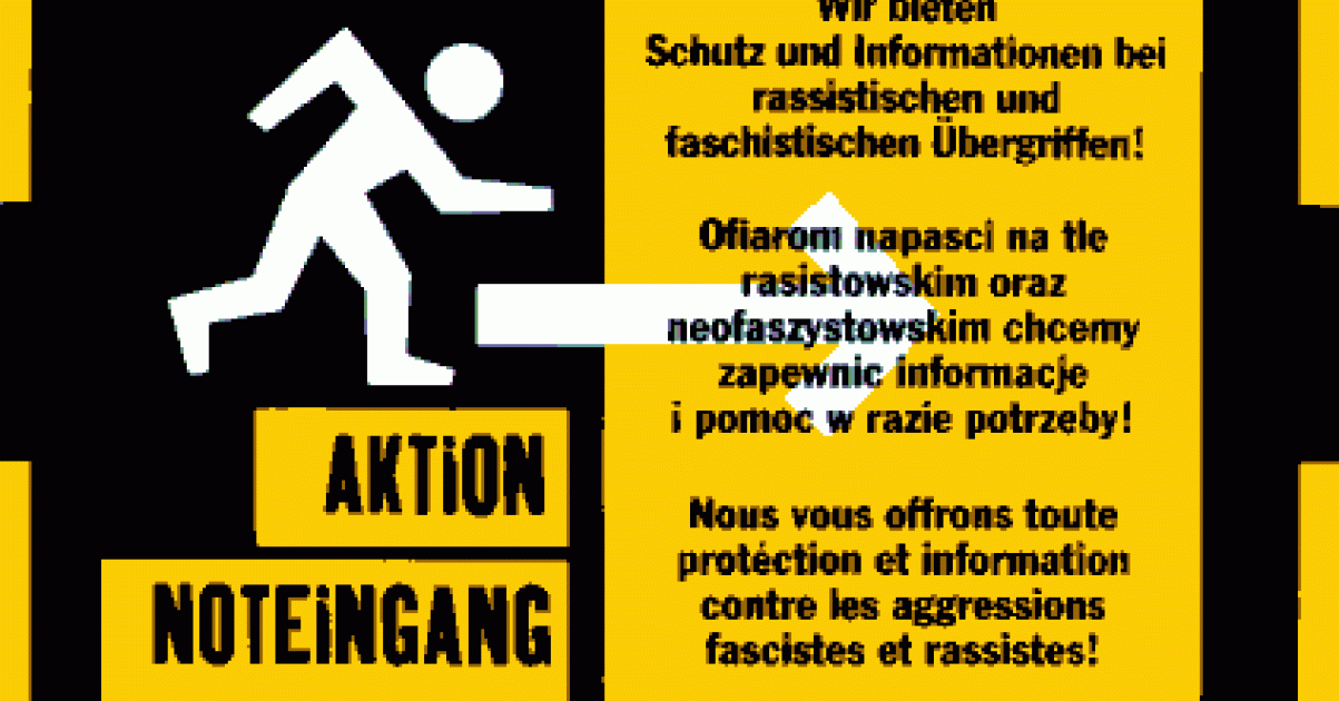 Das Projekt »Aktion Noteingang« sucht die Mitte der Gesellschaft ...